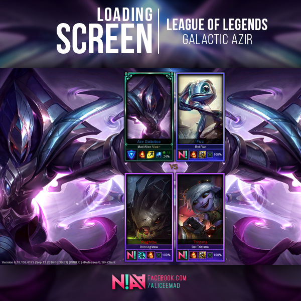 Galactic Azir - Loading Screen by AliceeMad on DeviantArt