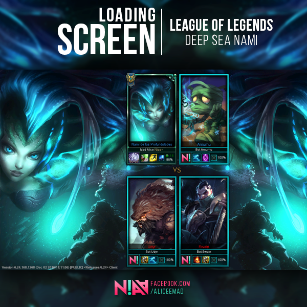 Deep Sea Nami - Loading Screen by AliceeMad on DeviantArt