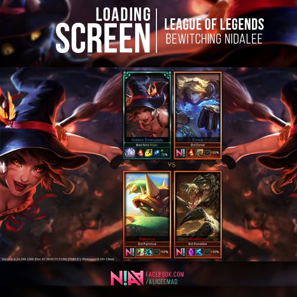 Bewitching Nidalee Loading Screen