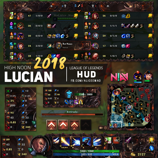High Noon Lucian HUD - League of Legends by AliceeMad on DeviantArt