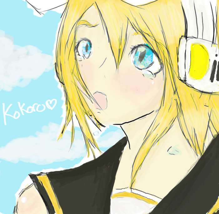 Kagamine Rin Kokoro by Super-Kawaii-Desu on DeviantArt