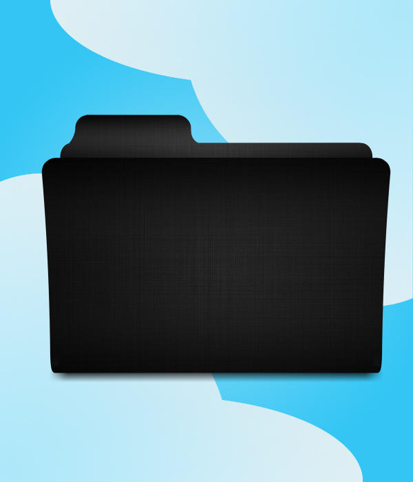 Black Folder Icon by VLAD2247 on DeviantArt