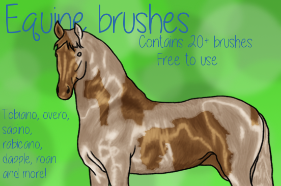 Equine brushes | +8 NEW BRUSHES by JytteH on DeviantArt