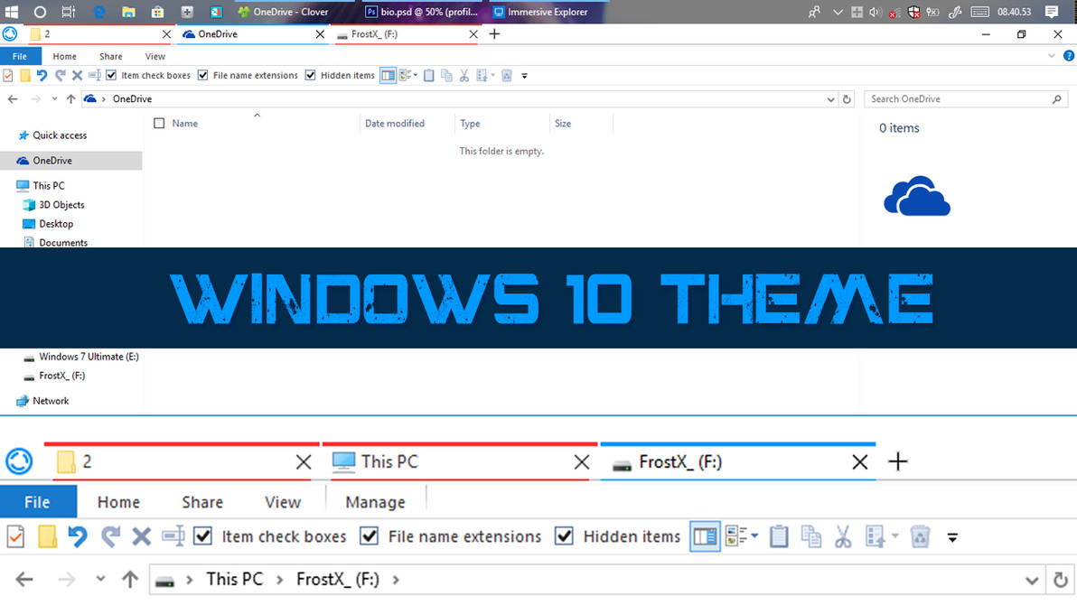 Clover 3 - Windows 10 Theme by frostx00001101 on DeviantArt