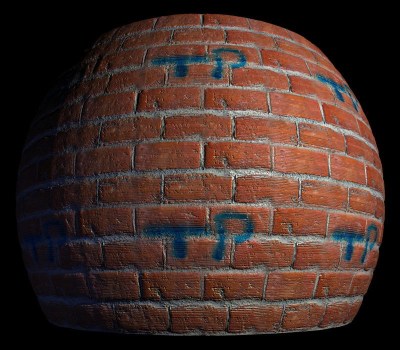 Bricks Graffiti Texture by SpiralGraphic on DeviantArt