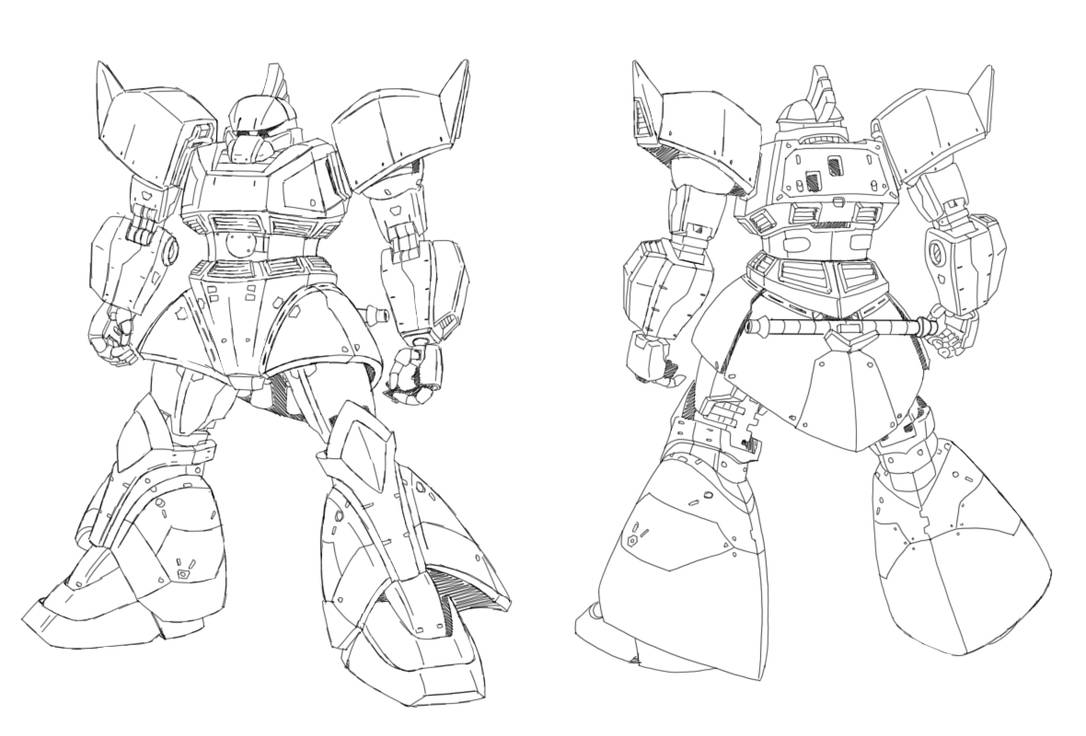 sinanju line art coloring pages