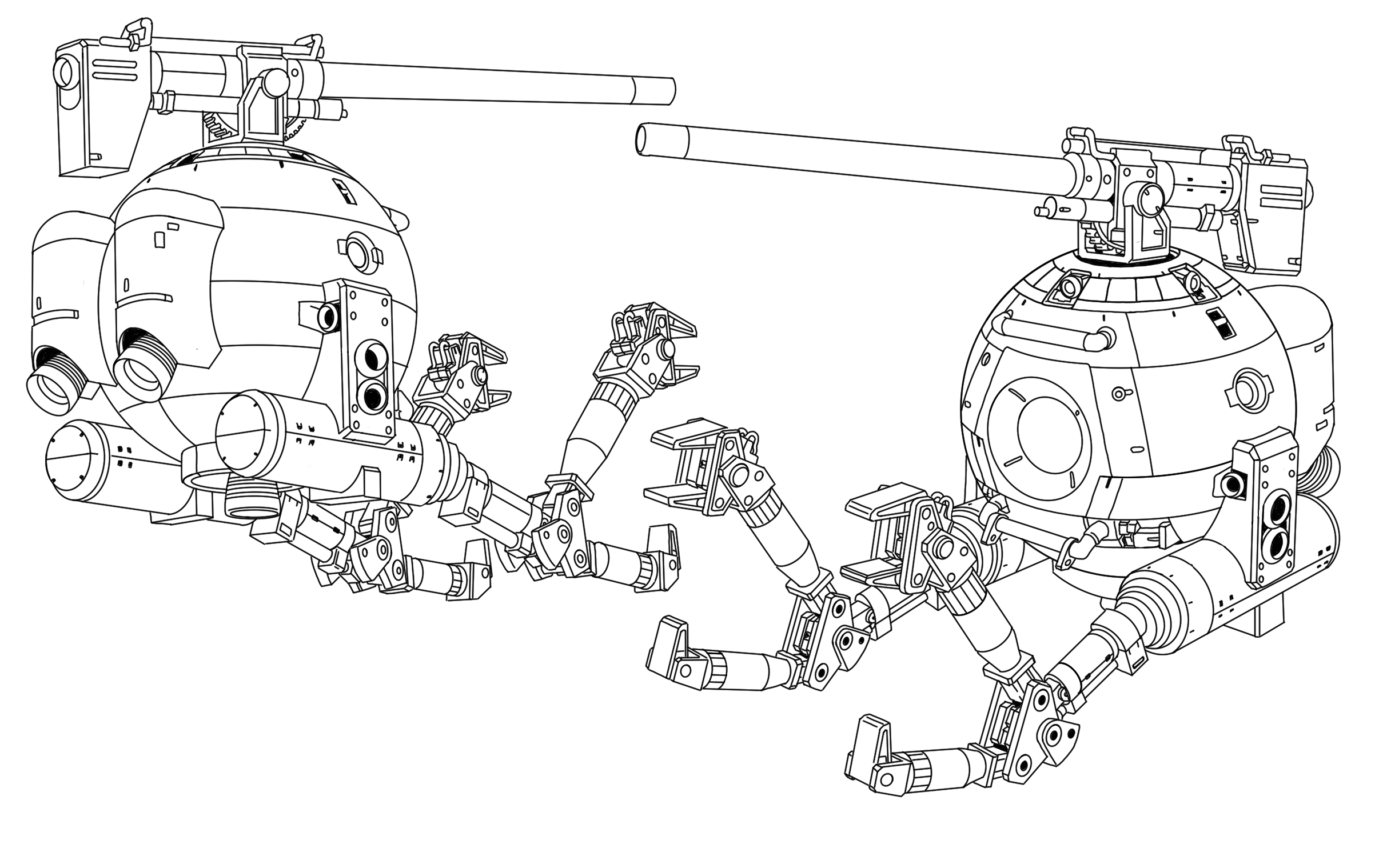 RB-79 Ball Lineart by CommanderAlpha on DeviantArt