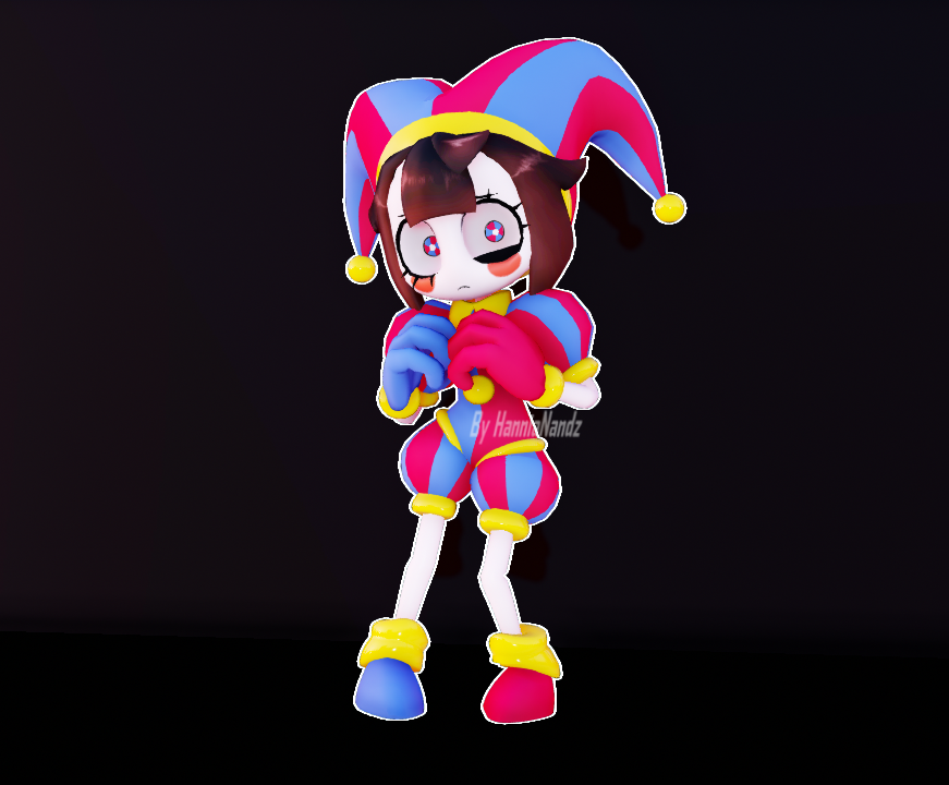 Pomni 3D model by HannyNandz on DeviantArt