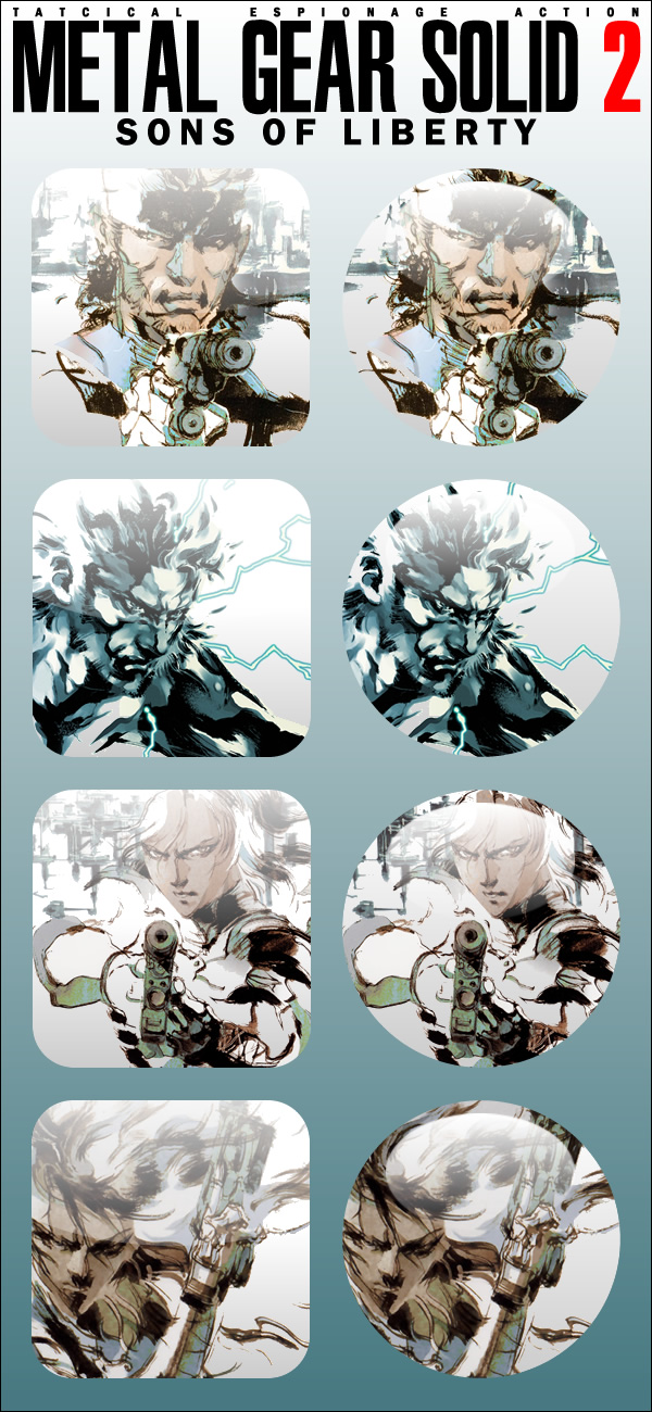 Metal Gear Solid 2 Icons by firba1 on DeviantArt