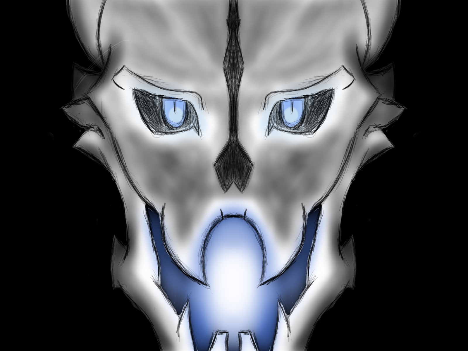 Gaster Blaster by GonGraphics on DeviantArt