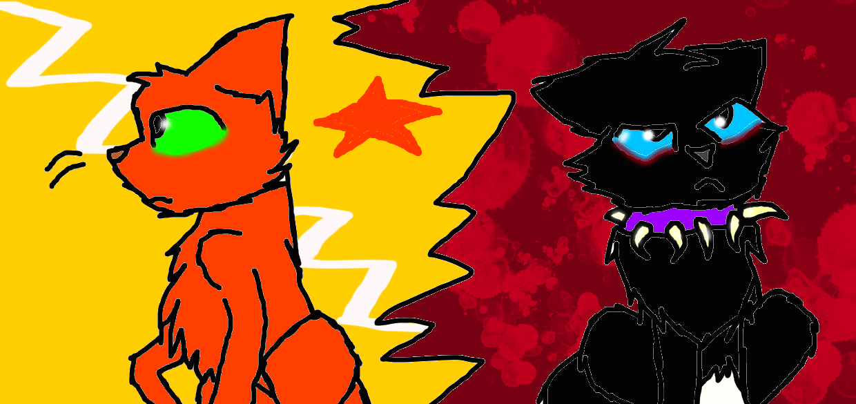Scourge vs Firestar by KittyTheSnowFurry on DeviantArt