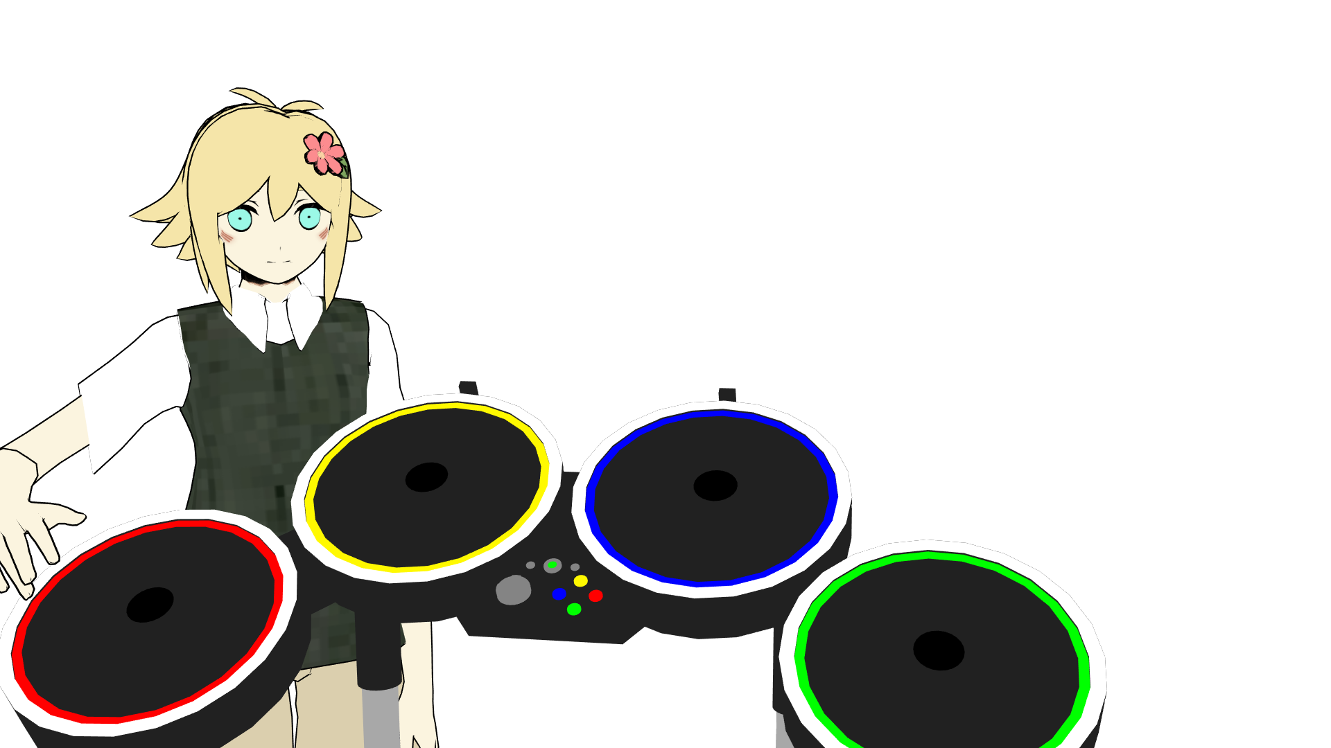 Rock Band 2 Drumset MMD DL by LuizINXBOX360 on DeviantArt