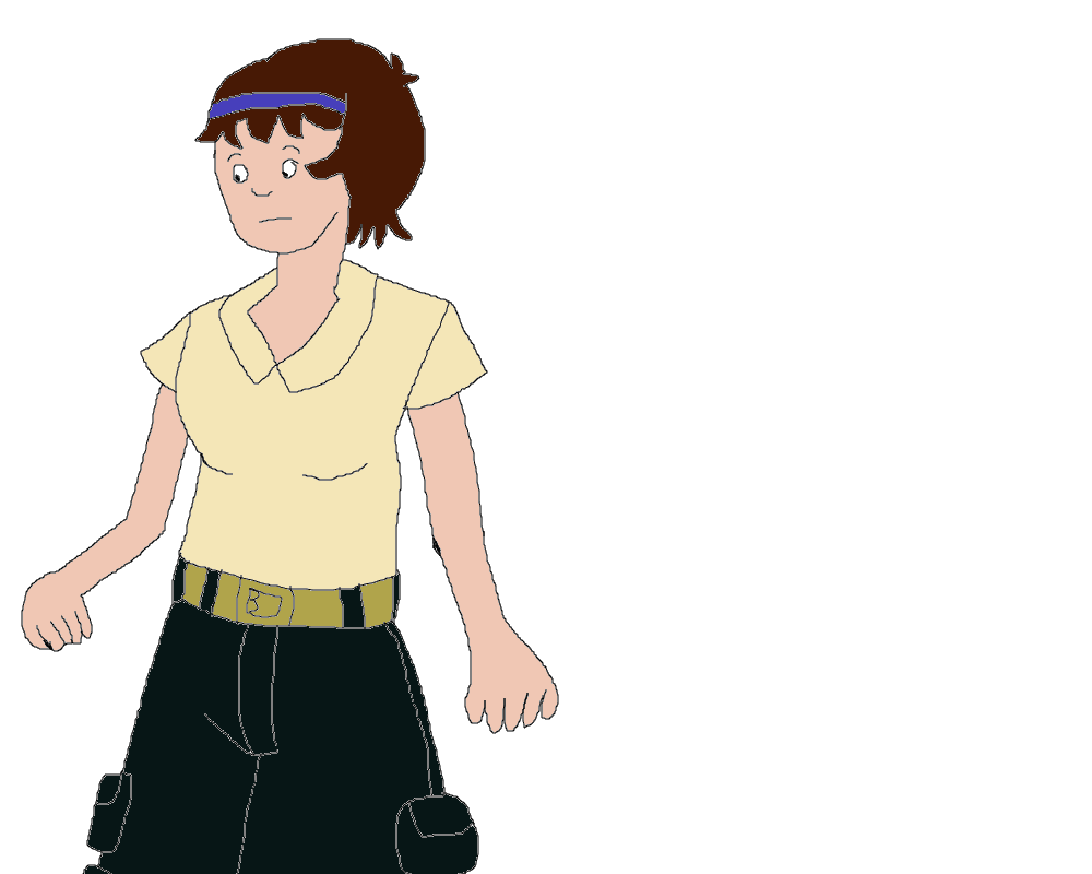 Doris camping with his son Caillou by GRAD2001 on DeviantArt