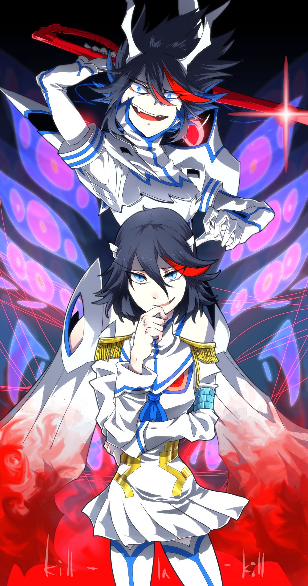 Evil Ryuko With Junketsu Suit by Emlume-Kingd0m on DeviantArt