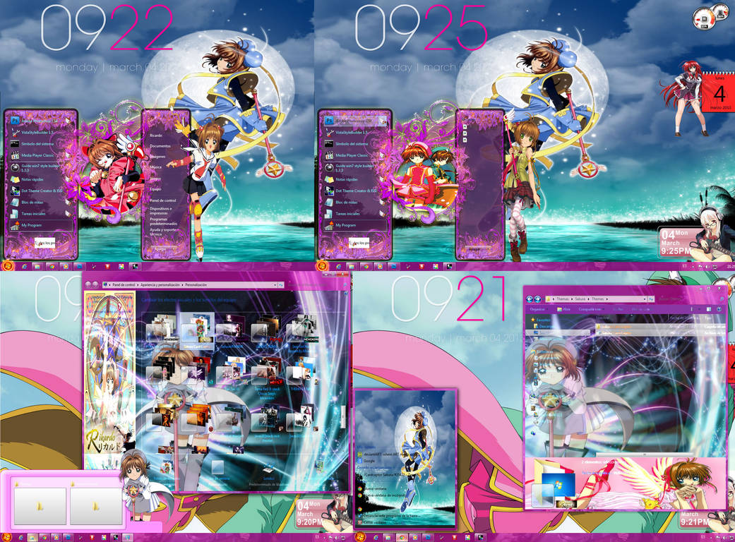 Sakura de Sakura Card Captor theme windows 7 by bir2d on DeviantArt