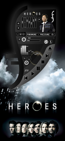 Heroes Winamp Skin by JayEm7516 on DeviantArt