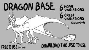 Dragon 2 Base by jaclynonacloudlines on DeviantArt