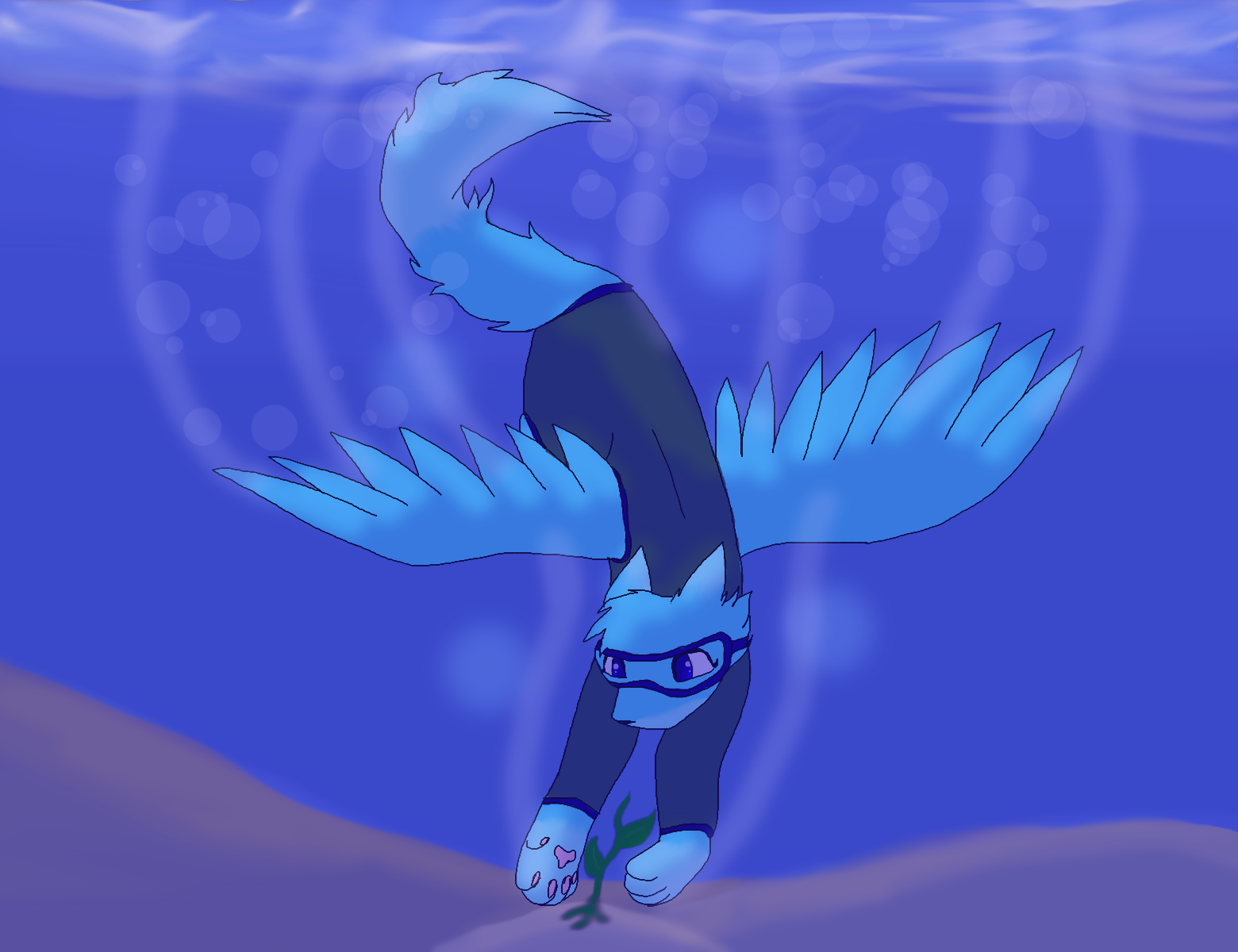 Hallowtober 23 Diver I Guess Late By Thatonecatonline On Deviantart