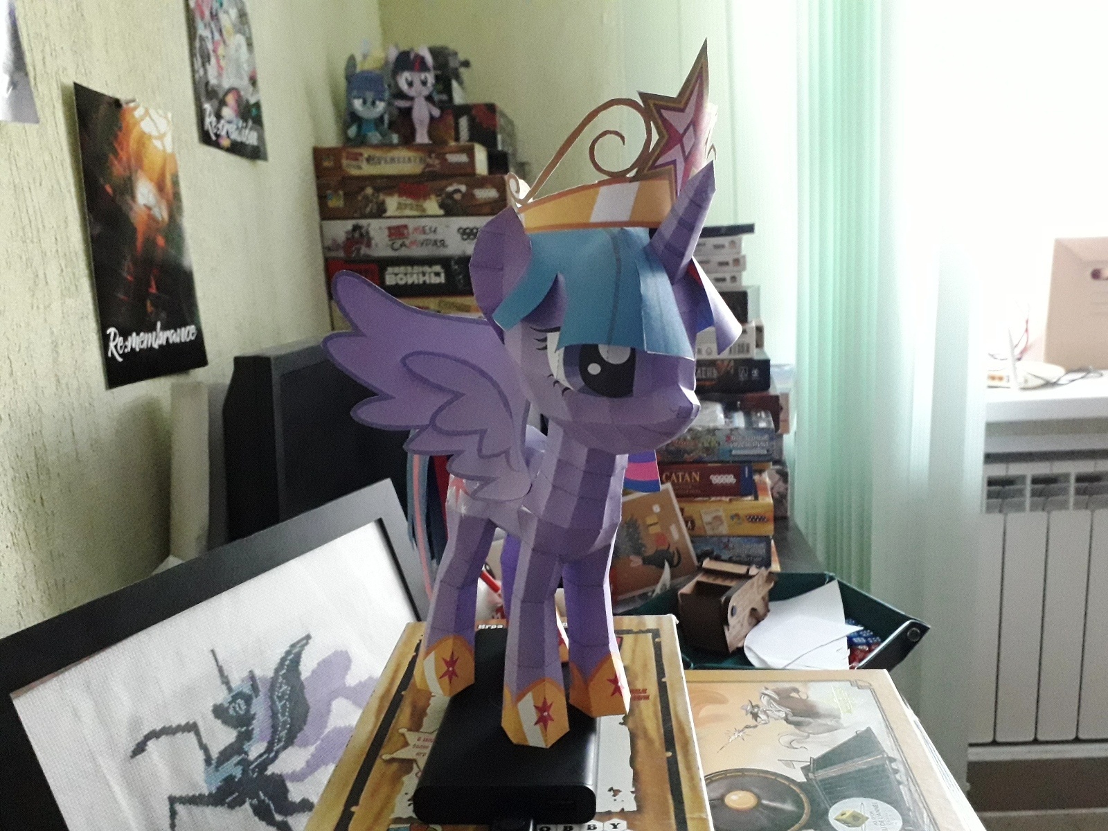 Paper Twilight Sparkle (other side) by IronHawk711 on DeviantArt