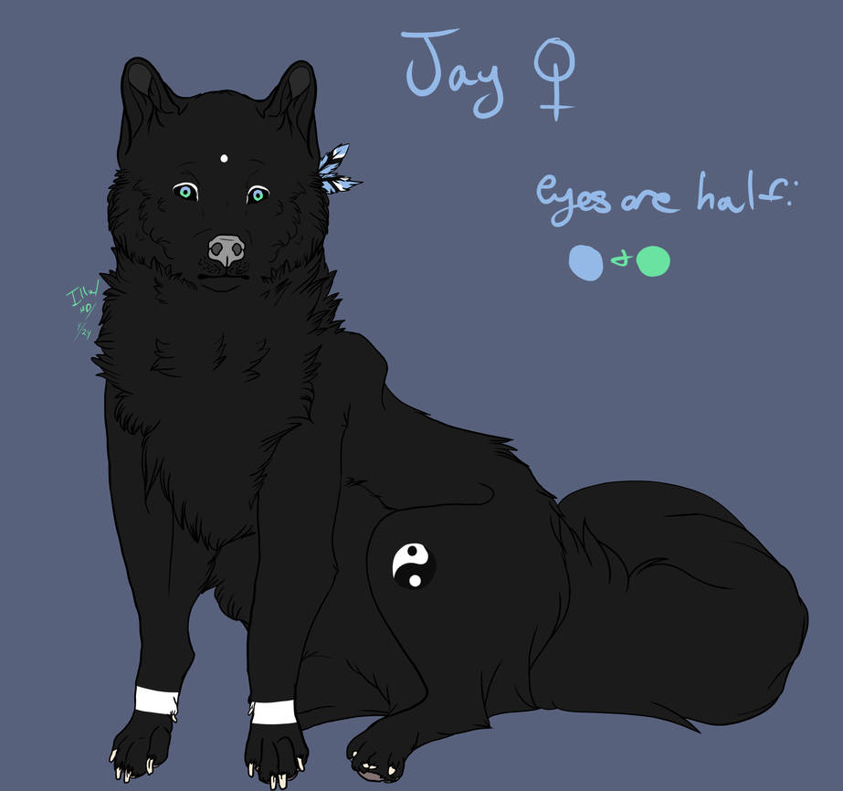 Monarch (now named Jay) redesign by IlluminateWaters on DeviantArt