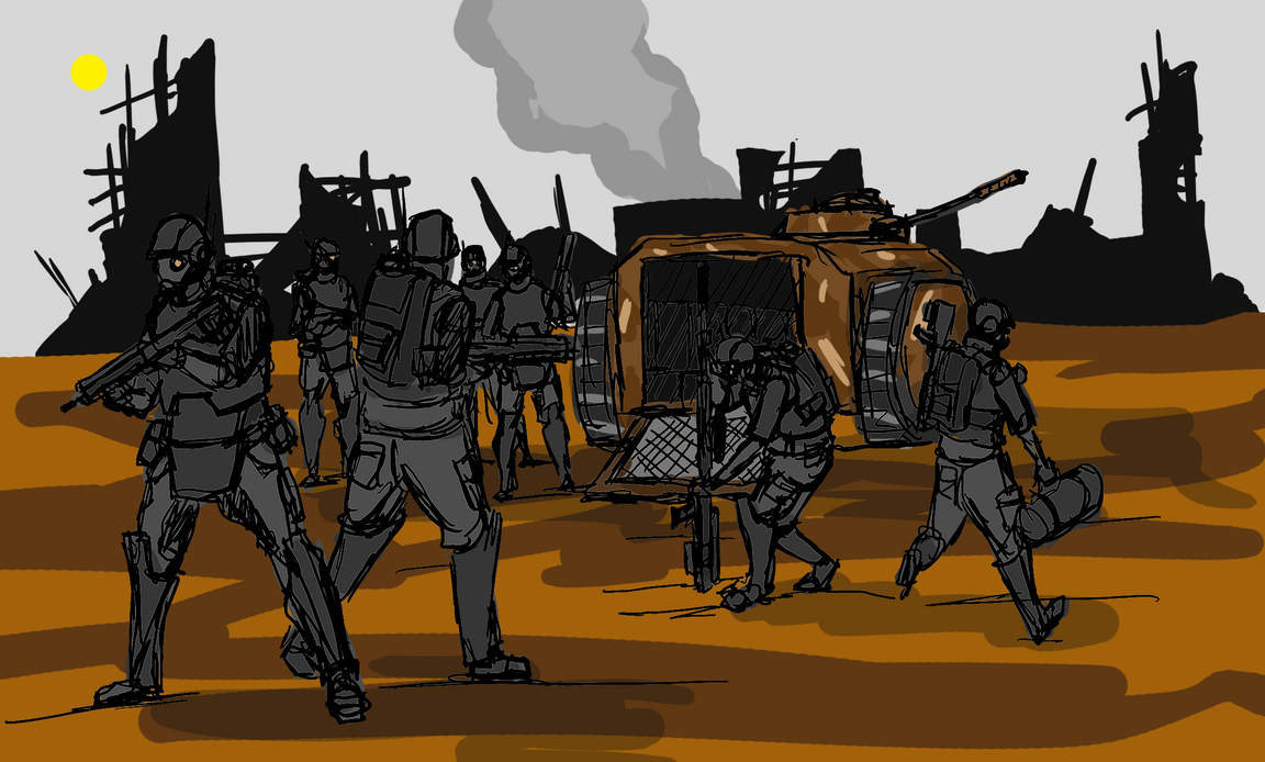 Mechanized Infantry by SirRinge on DeviantArt