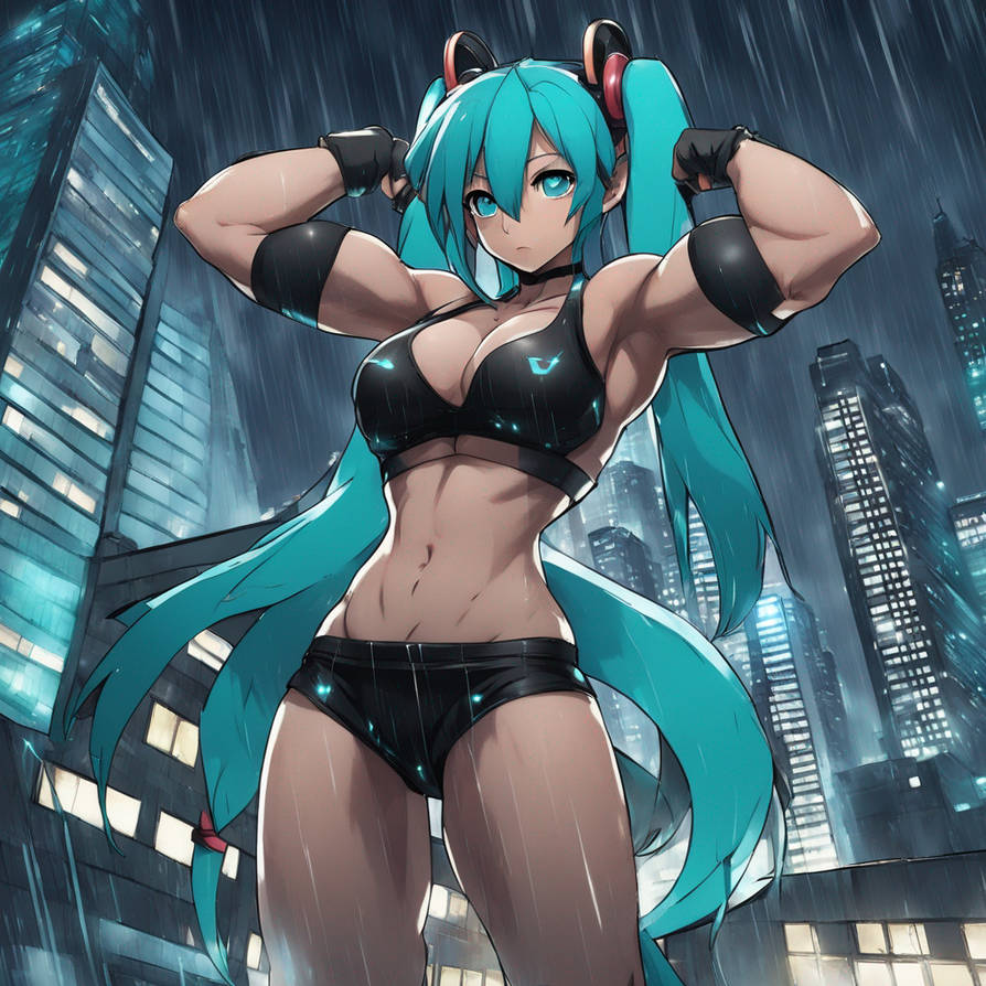 Hatsune Miku 003 (AI-Generated) by mettland on DeviantArt