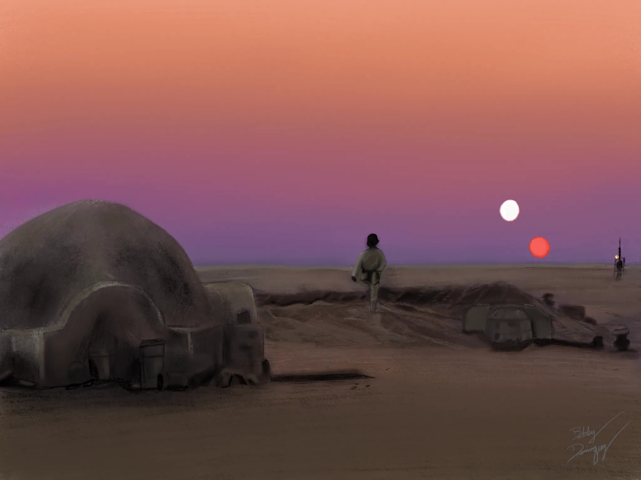 Binary Sunset by KaneFan57 on DeviantArt