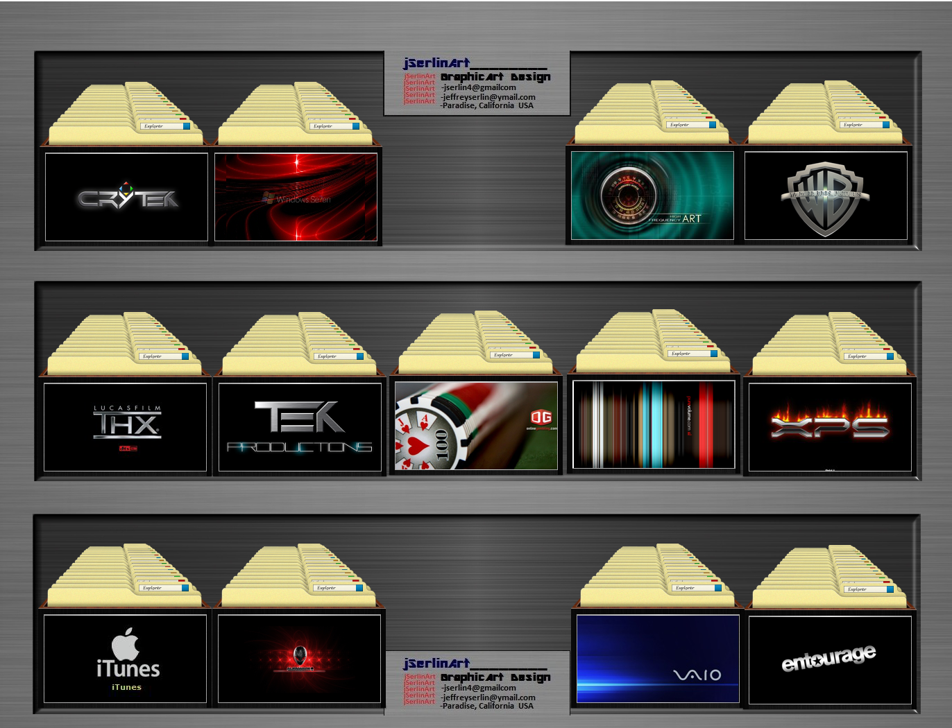 HD Library Folder Pack 1 by jSerlinArt on DeviantArt