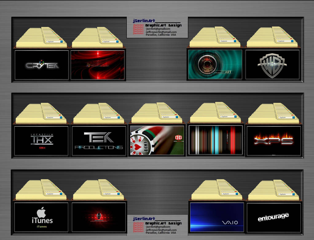 HD Library Folder Pack 1 by jSerlinArt on DeviantArt