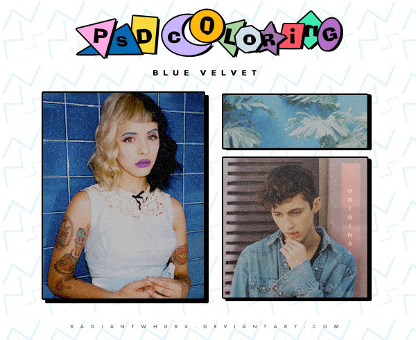 Blue Velvet / Psd Coloring by RADIANTWH0R3 on DeviantArt