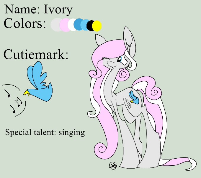 oc ref sheet: Ivory by Earth-Call on DeviantArt