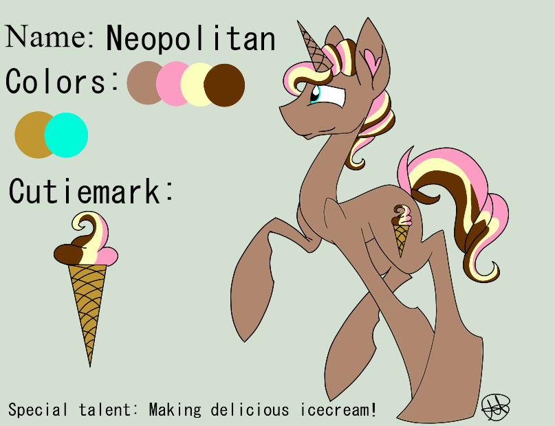 oc ref sheet: Neopolitan by Earth-Call on DeviantArt
