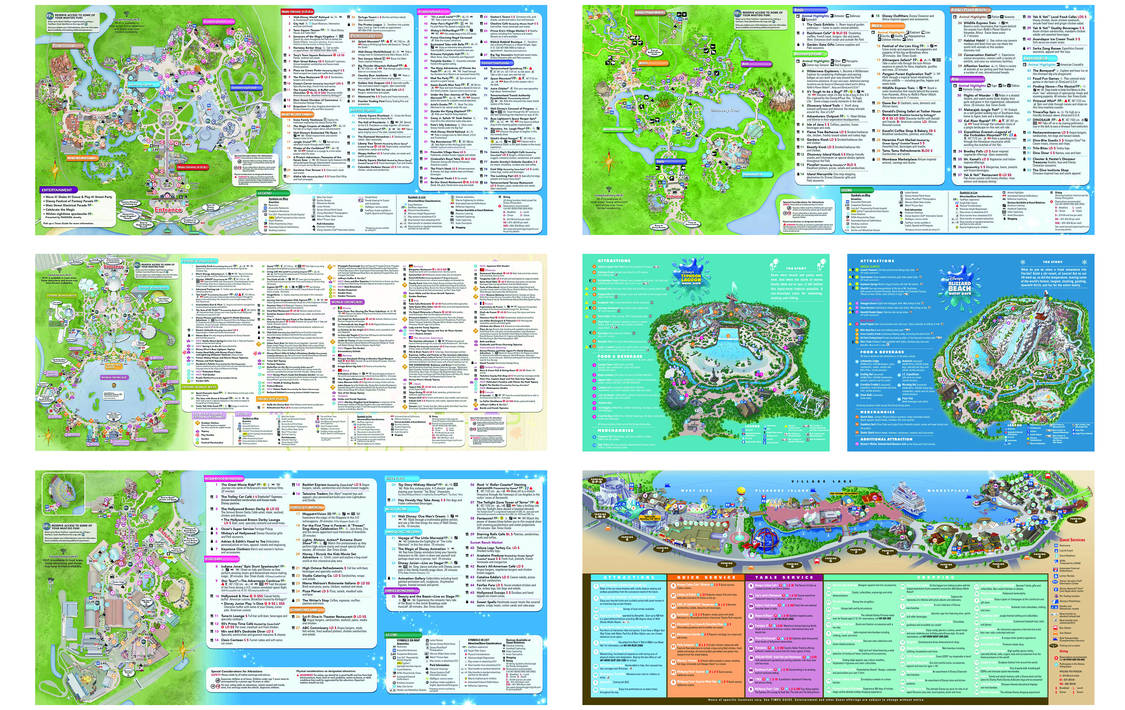 Disney Parks Map by purepitch72 on DeviantArt