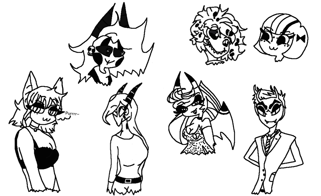 Sketch: OC Sketches 2/2 by Inzardo647 on DeviantArt