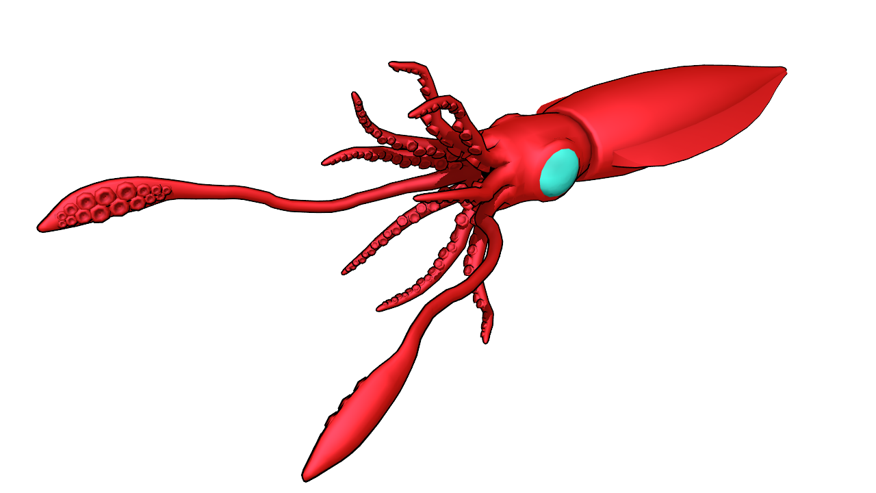 Giant squid MMD Download by ChrisM199 on DeviantArt