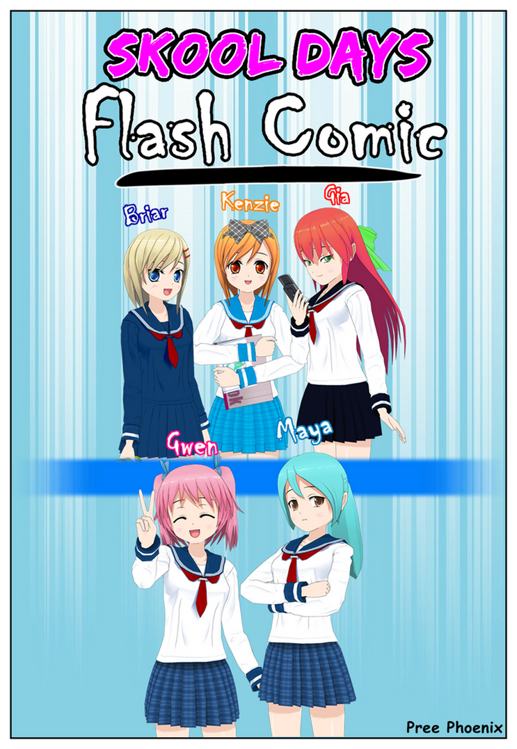 Skool Days - Vol.1 Chapter 4 (Flash Comic) by PreePhoenix on DeviantArt