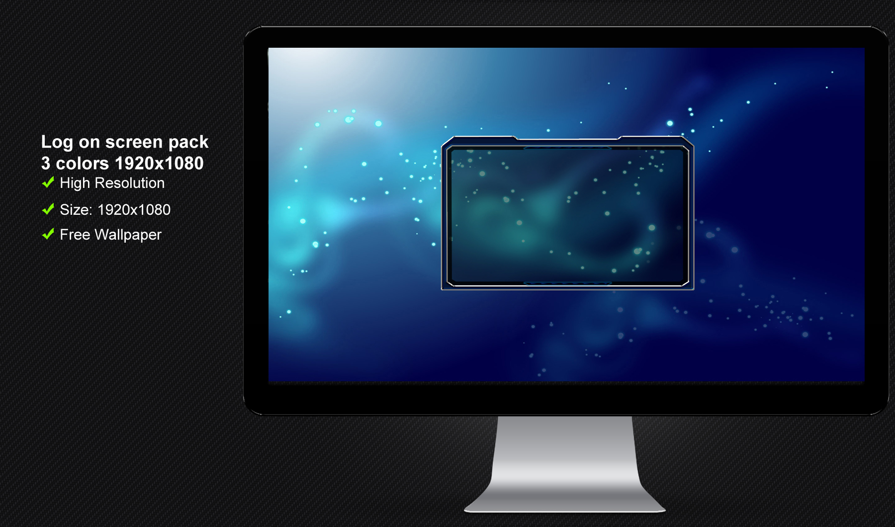Log on screen pack 3 colors 1920x1080 by poweredbyostx on DeviantArt