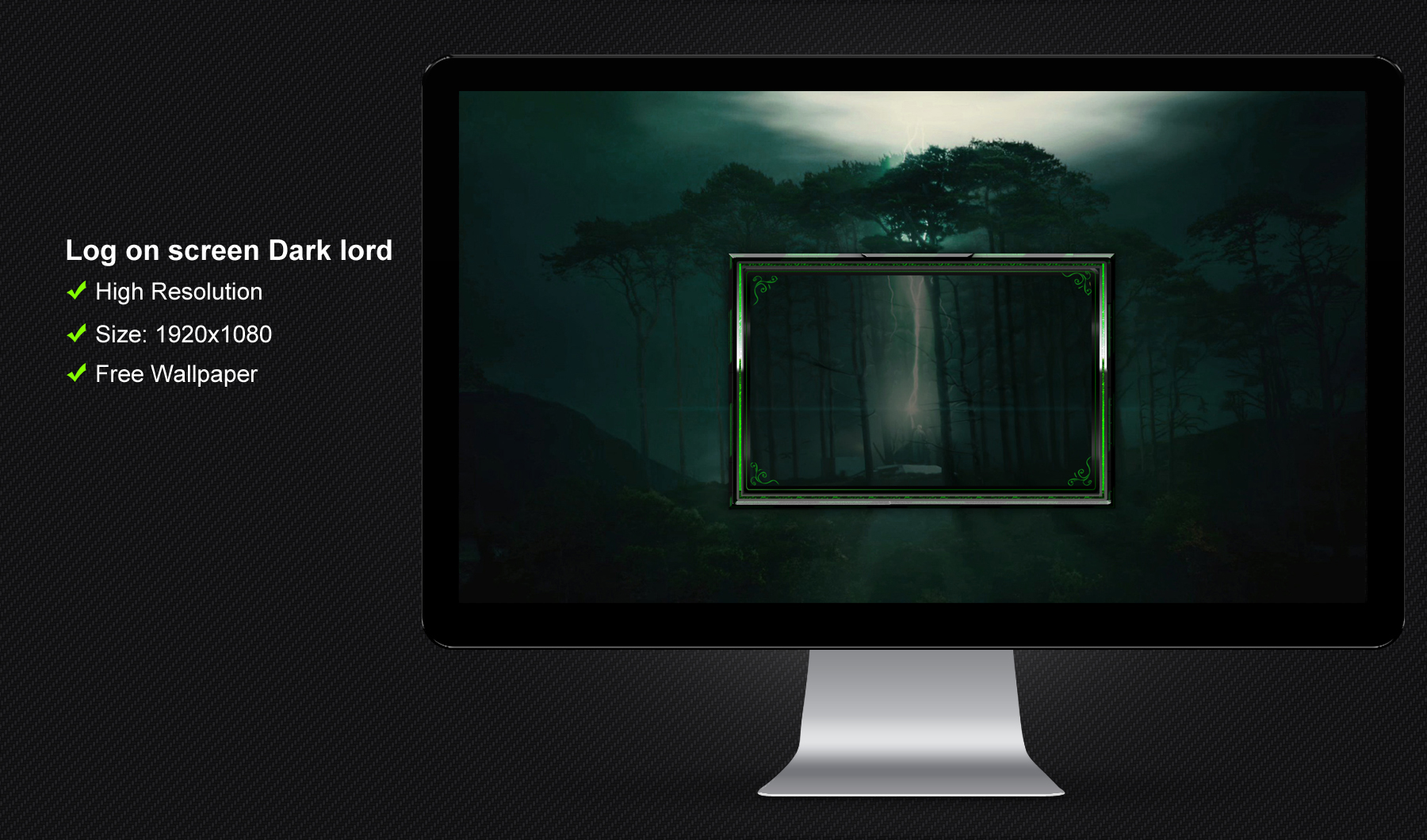 Log on screen Dark lord by poweredbyostx on DeviantArt