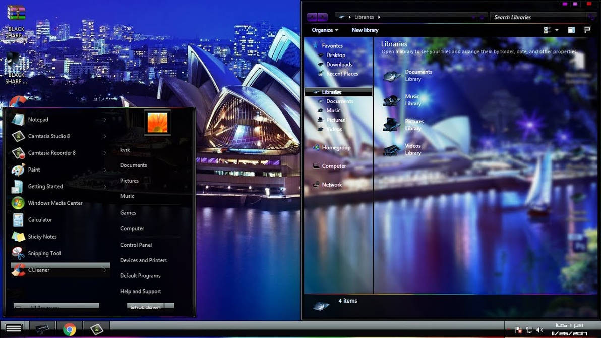 Windows 10 Midnight City theme RS2 RS3 builds by poweredbyostx on ...