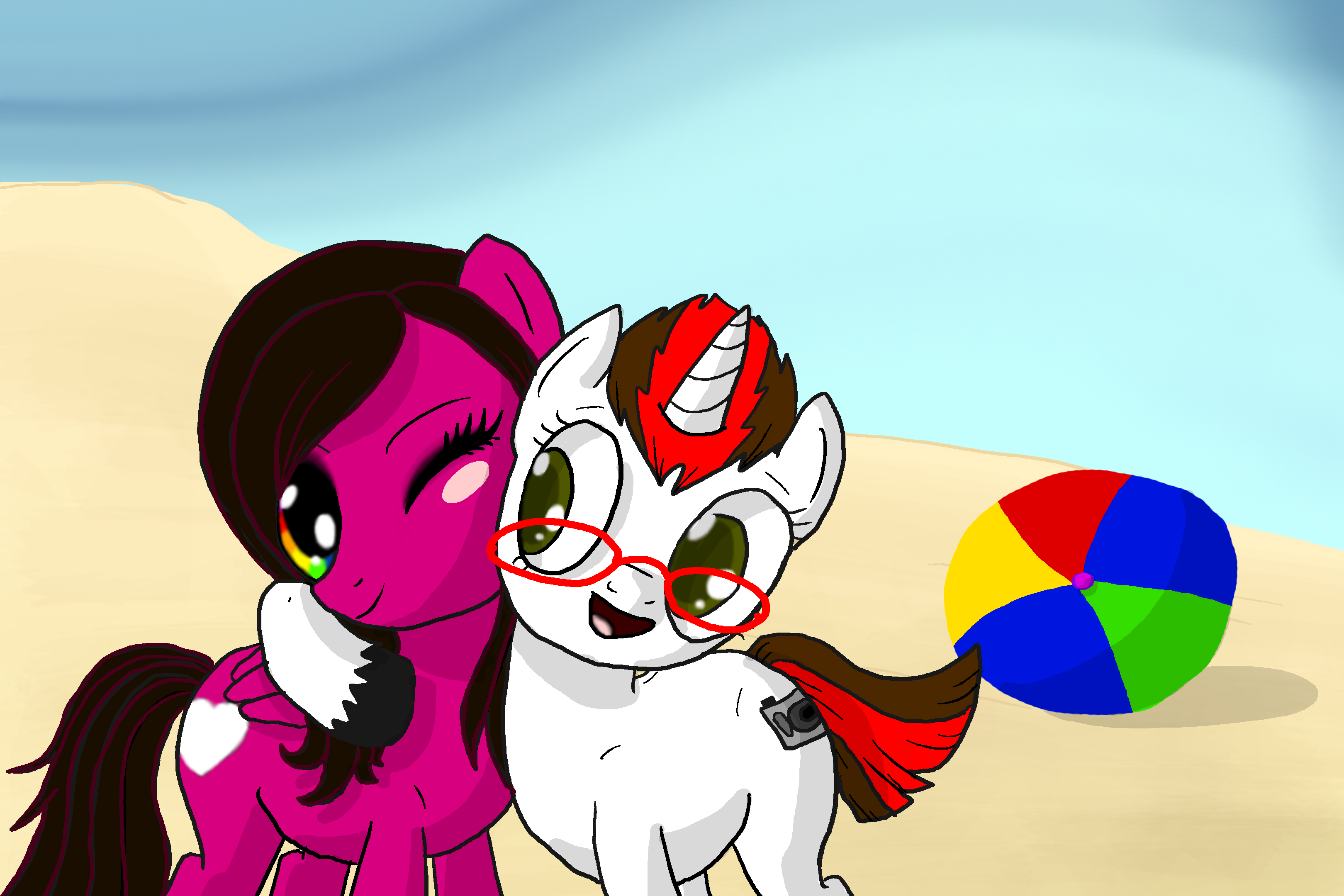 Beach Ponies by TowerOfClocks on DeviantArt