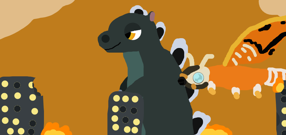 Godzilla drawing remake by naturenut190 on DeviantArt