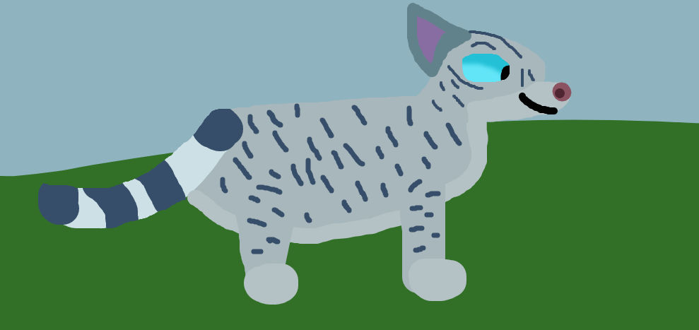 Little blue cat by naturenut190 on DeviantArt