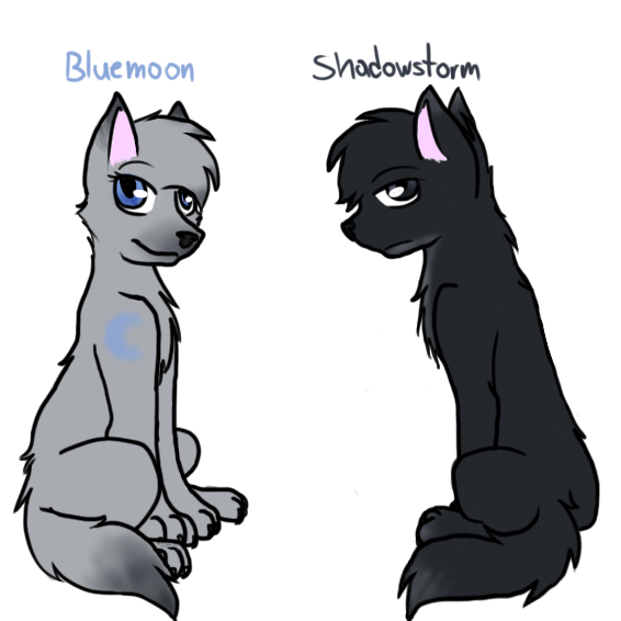 who the heckie are these by Bluethemoonwolf on DeviantArt