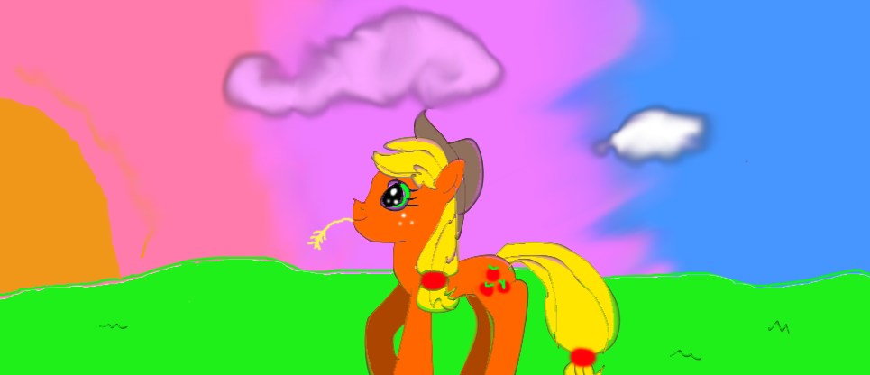 Applejack Sunset by LightningChaser2000 on DeviantArt