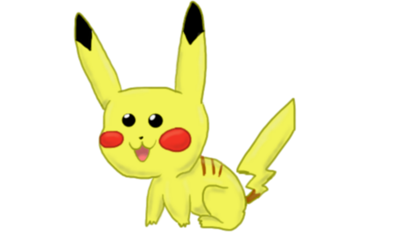 My First Drawing of Pikachu by LightningChaser2000 on DeviantArt
