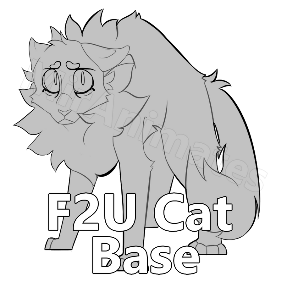 F2U Scared Cat Base by MirAnimates on DeviantArt