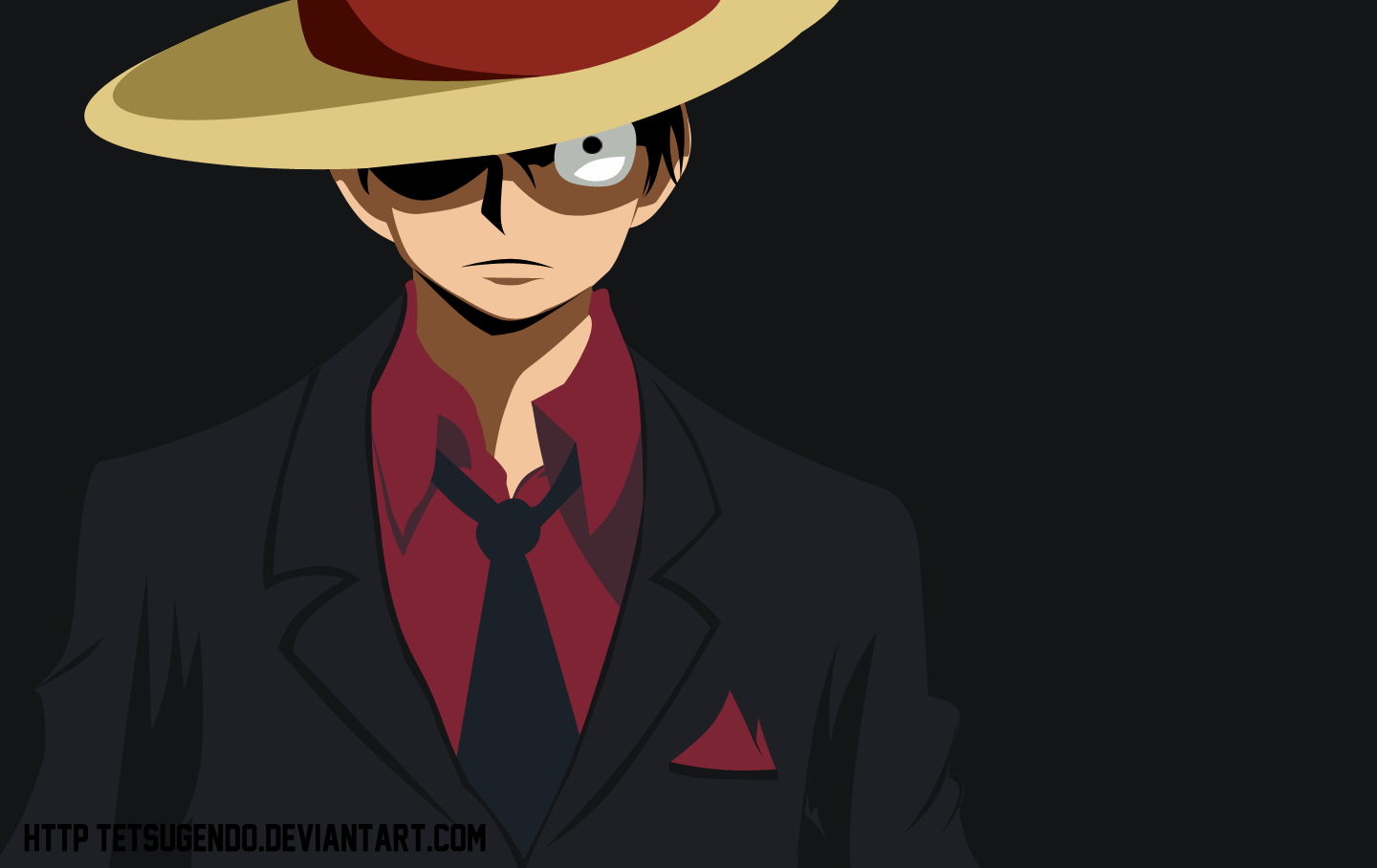 Luffy Minimalist by Tetsugendo on DeviantArt