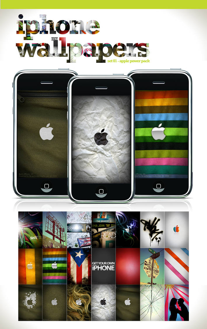 iPhone Wallpaper - Set 1 by angelaacevedo on DeviantArt