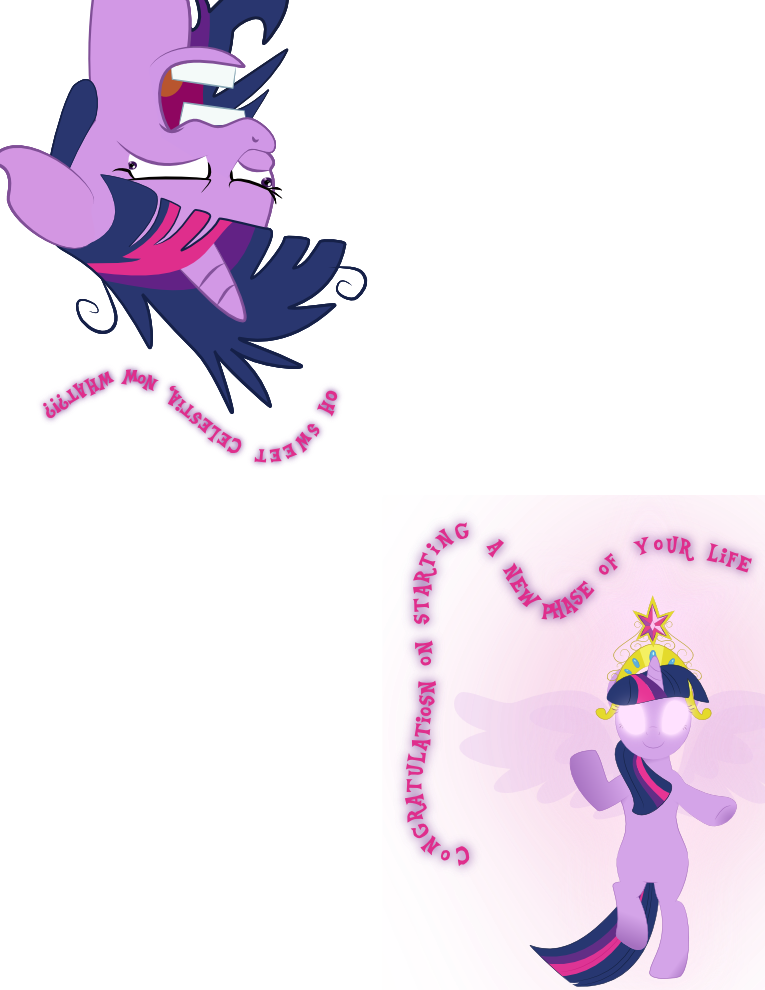 Twilight Sparkle Graduation Card by Bloody-Vikings on DeviantArt