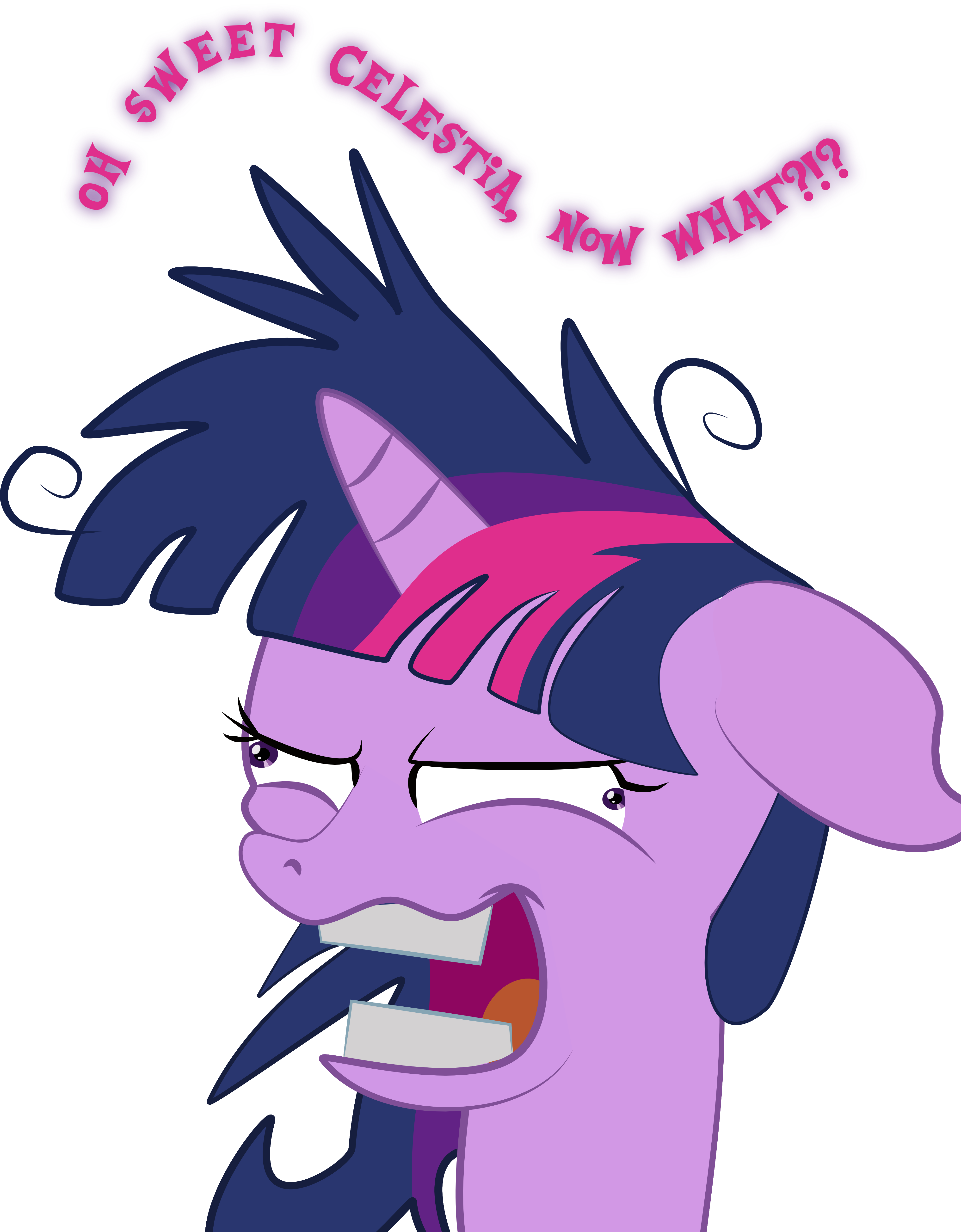 Panicked Twilight Sparkle by Bloody-Vikings on DeviantArt